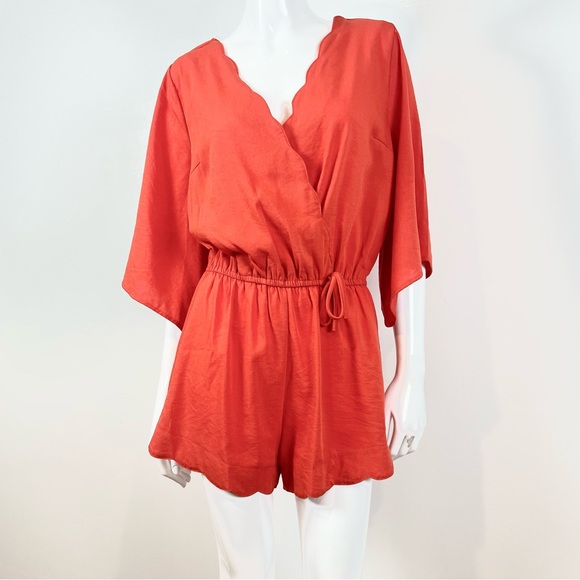 Umgee | Pants & Jumpsuits | Umgee Usa Small Womens Orange Romper ...